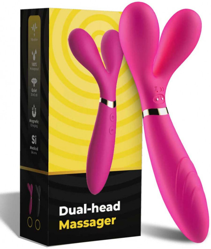 Вибромассажер двухсторонний "Dual-head Massager" с двойной головкой