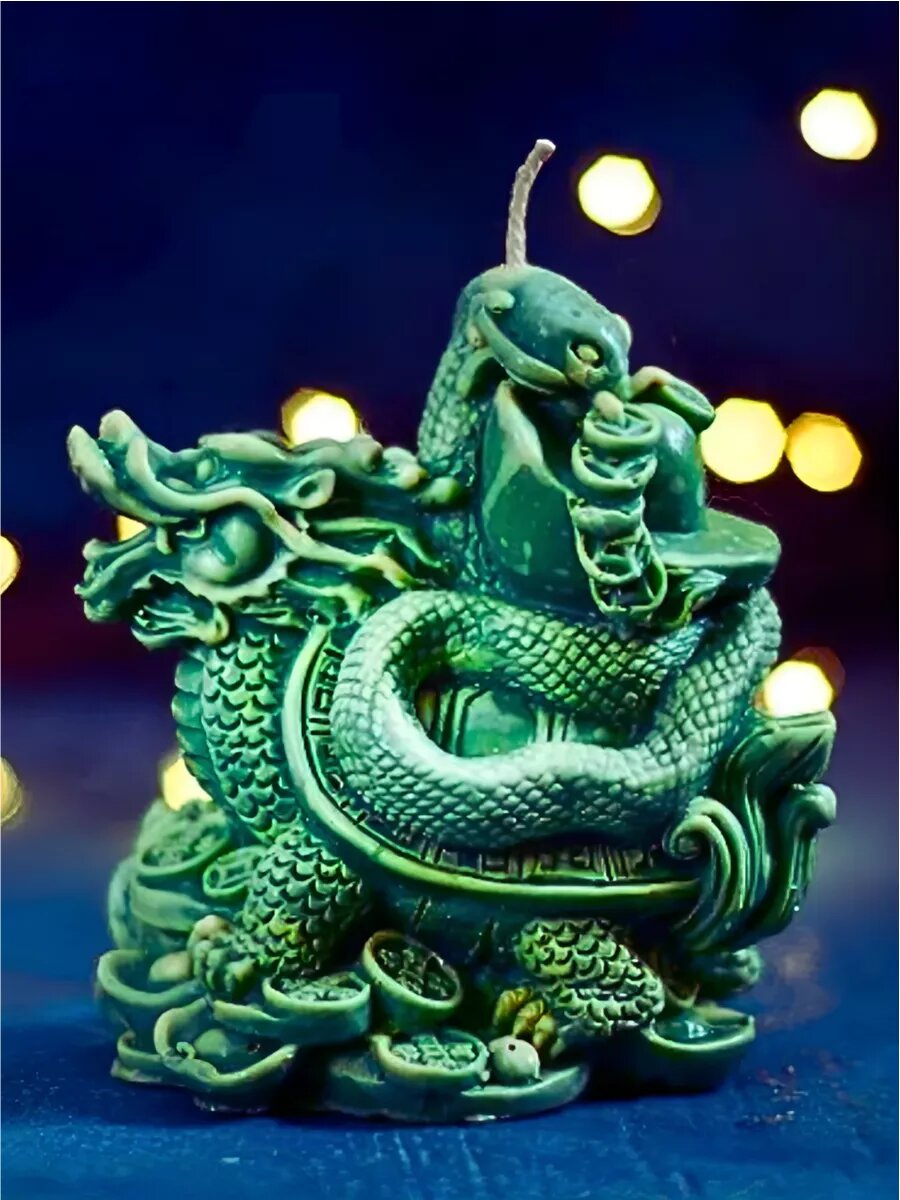 Молд для эпоксидной смолы и свечей змея