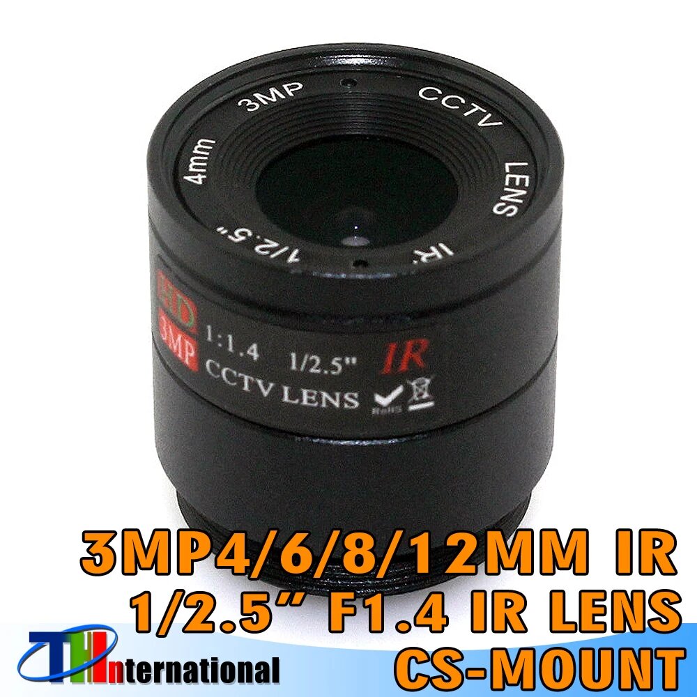 Объектив Chuan Wei CS HD 3MP 4MM HD 4MM CS LENS