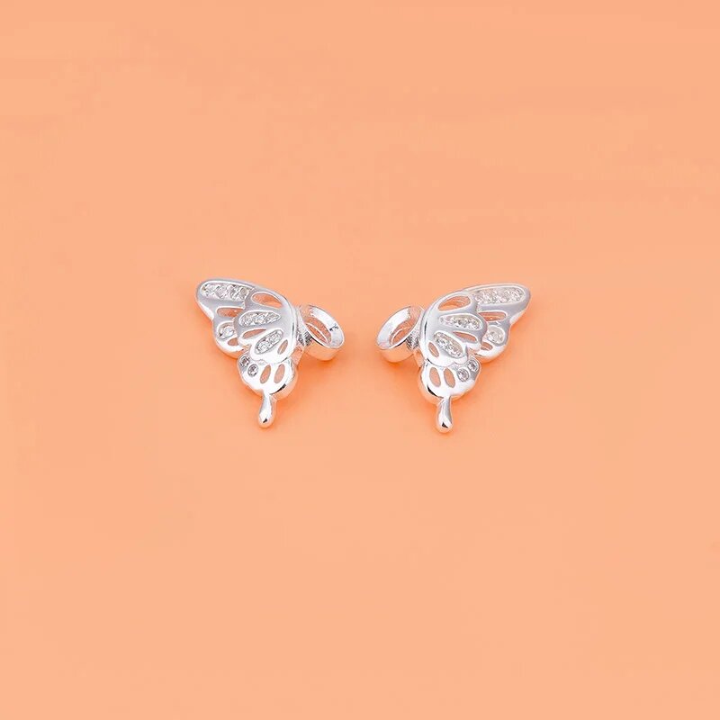 Стерлинговое серебро, подвеска бабочка, ручной работы silver