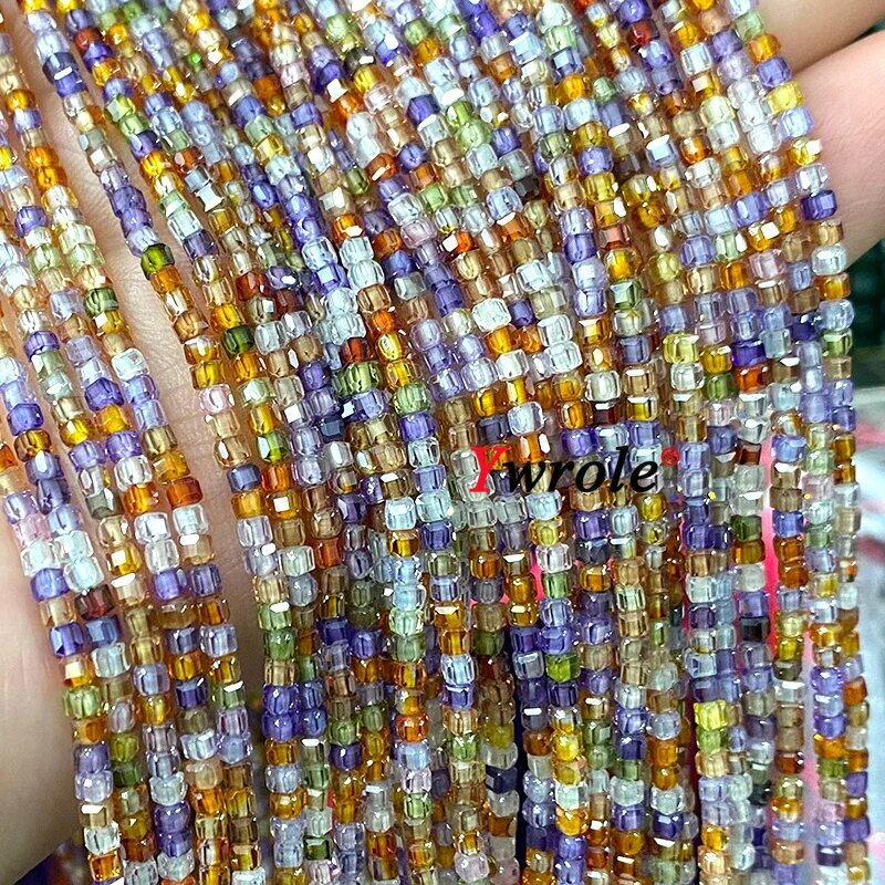 Бусины из натурального циркона 2-2,5 мм YWROLE 2-3mm 150-155pcs, mix