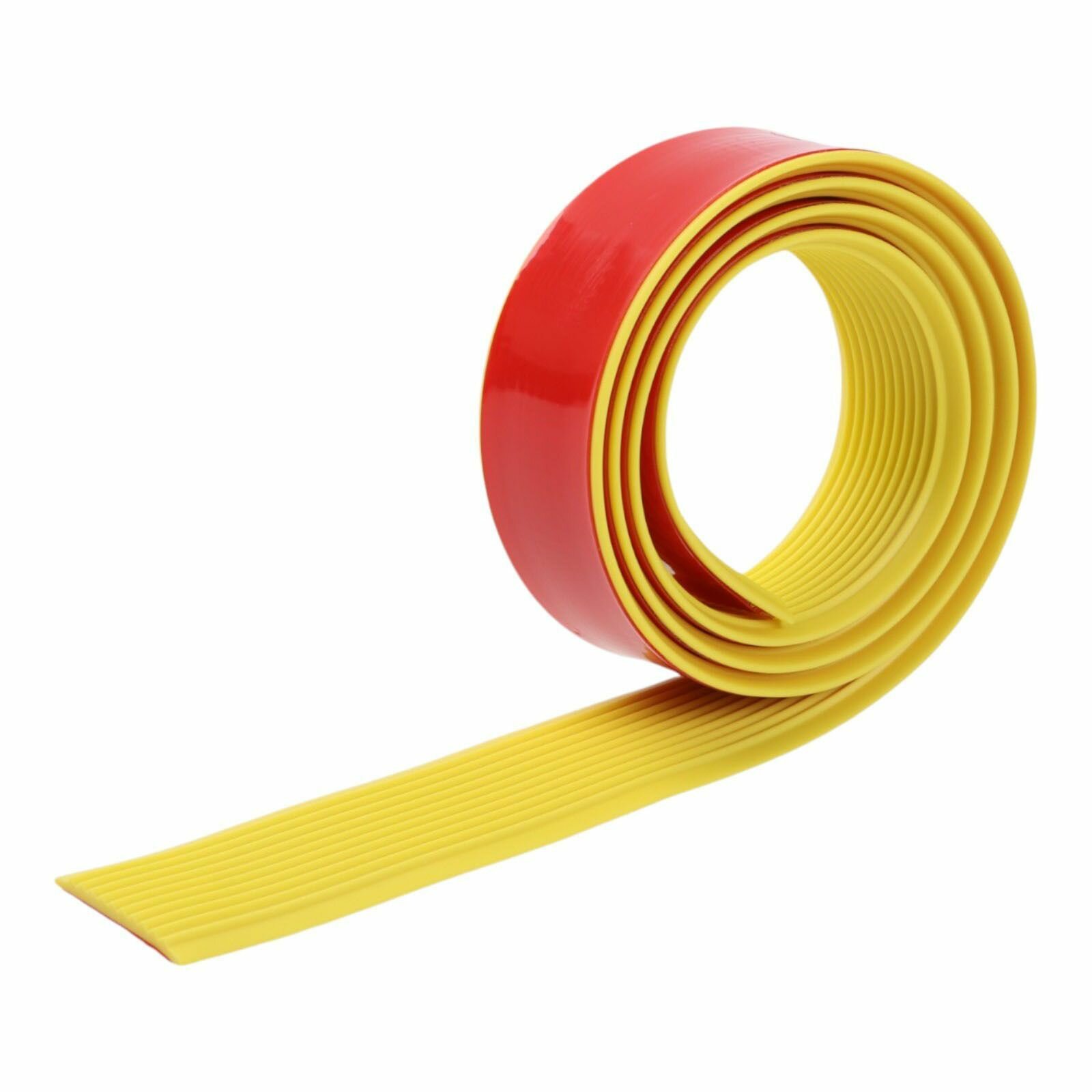 Антискользящая резиновая лента для лестниц и пола желтая 1 м