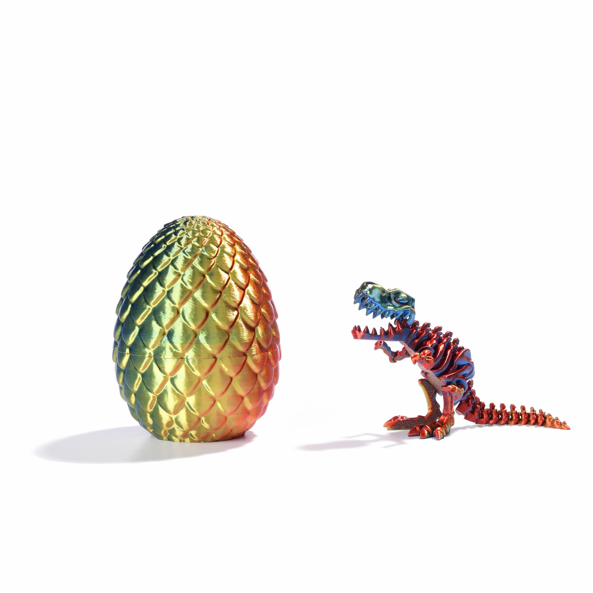 Динозавр игрушка напечатана на 3D принтере