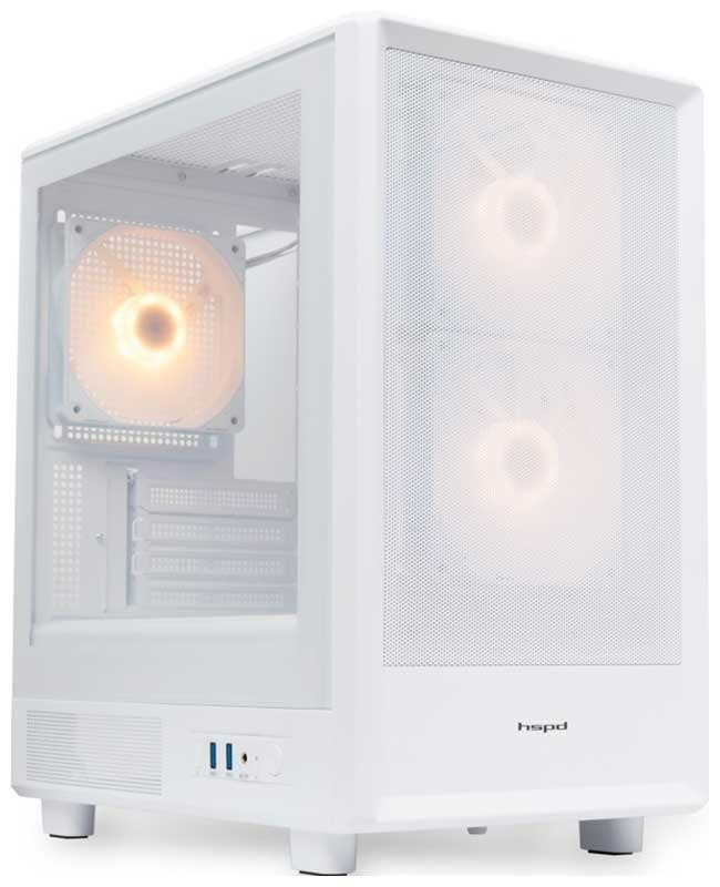 Компьютерный корпус HSPD M310 (M310-TGWH-ARGB)