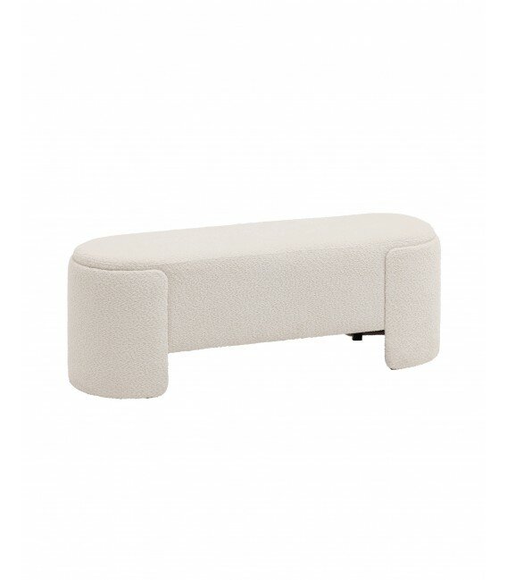 Банкетка Таглио букле белый