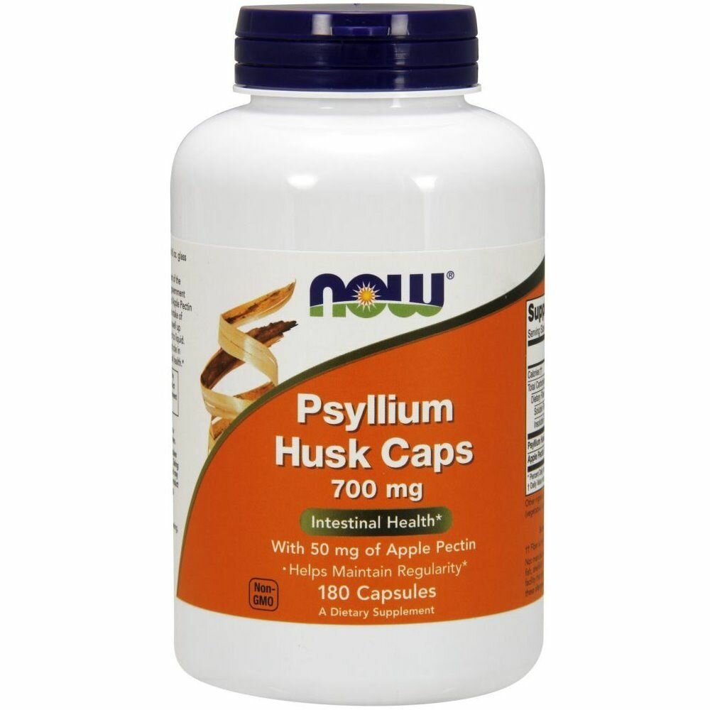 Now Foods Подорожник + пектин капсулы N180