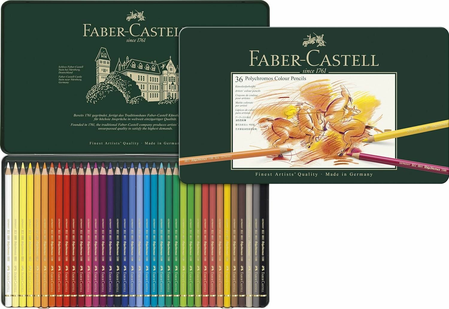 Товары для искусства Faber-Castell - Набор цветных карандашей 36 шт - F110036