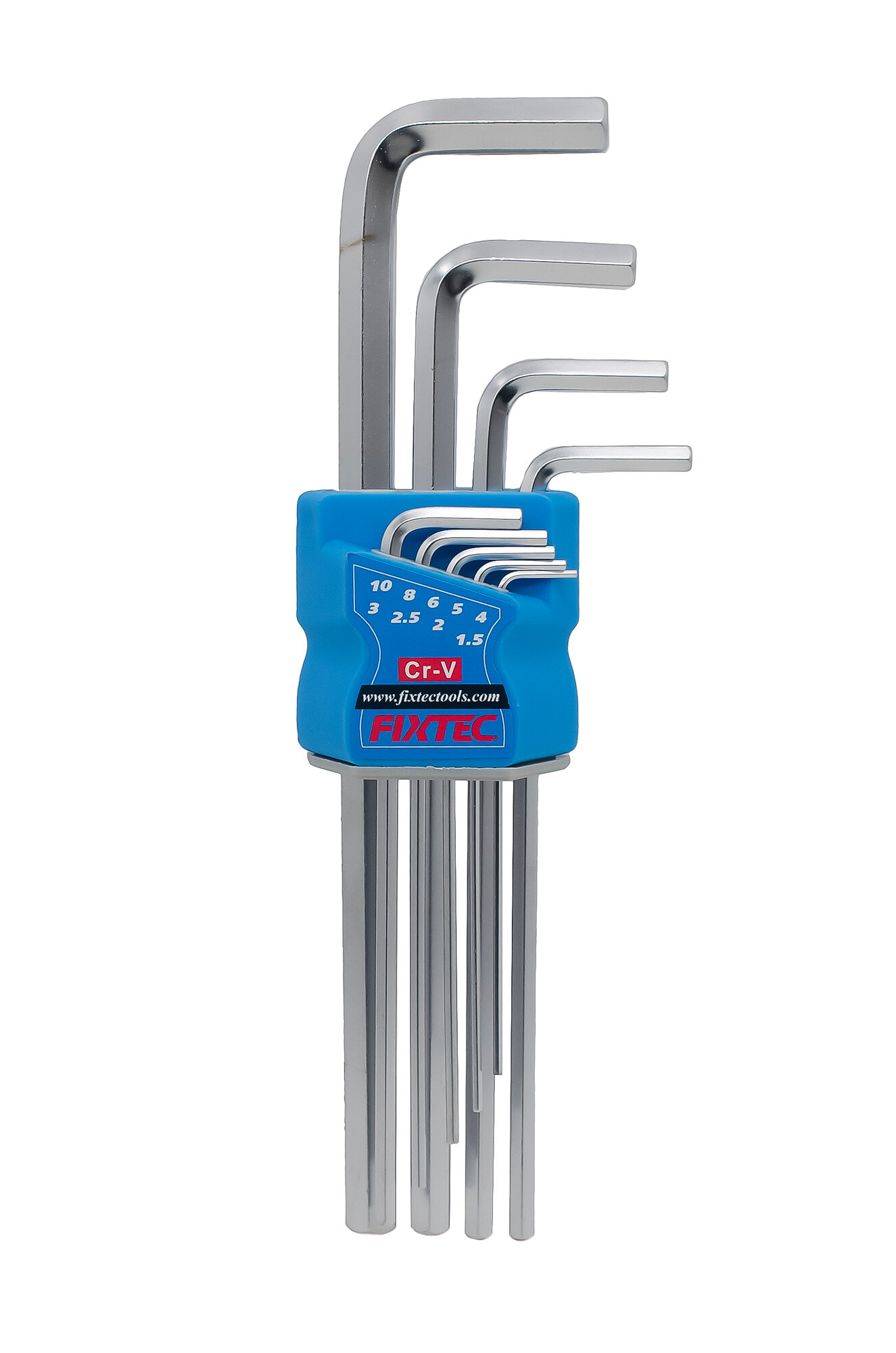 Набор шестигранных ключей Fixtec FHHK0009, удлиненные, сталь 6150 CRV, 9 предметов