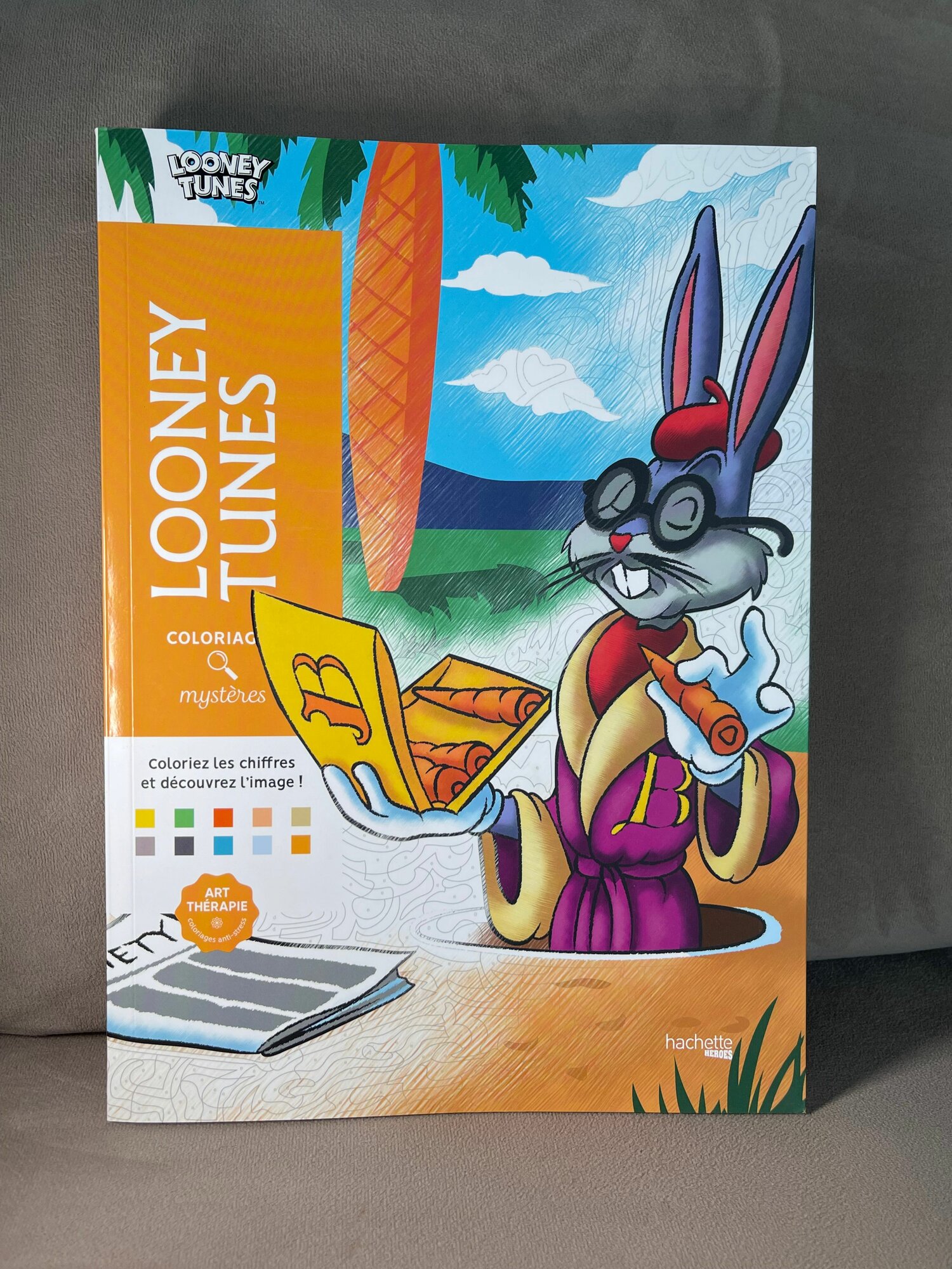 Раскраска Disney Hachette по номерам, coloriages mysteres Disney - LOONEY TUNES