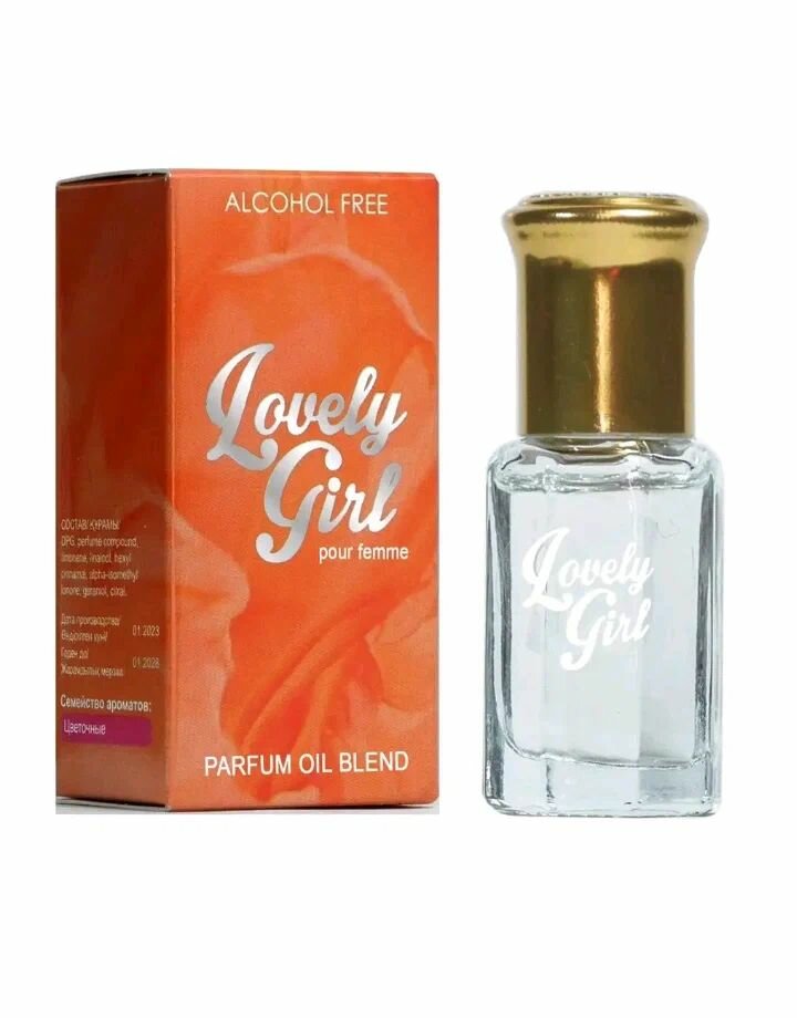 Парфюмерное масло Lovely Girl, 6 мл