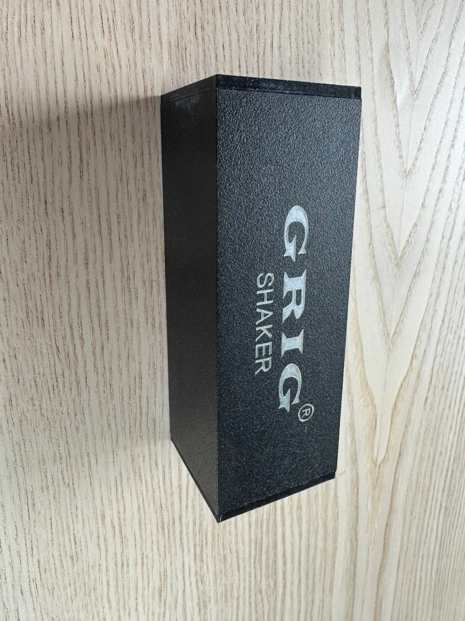 Шейкер тонкостенный маленький, дюраль, черный, Grig GSH-5