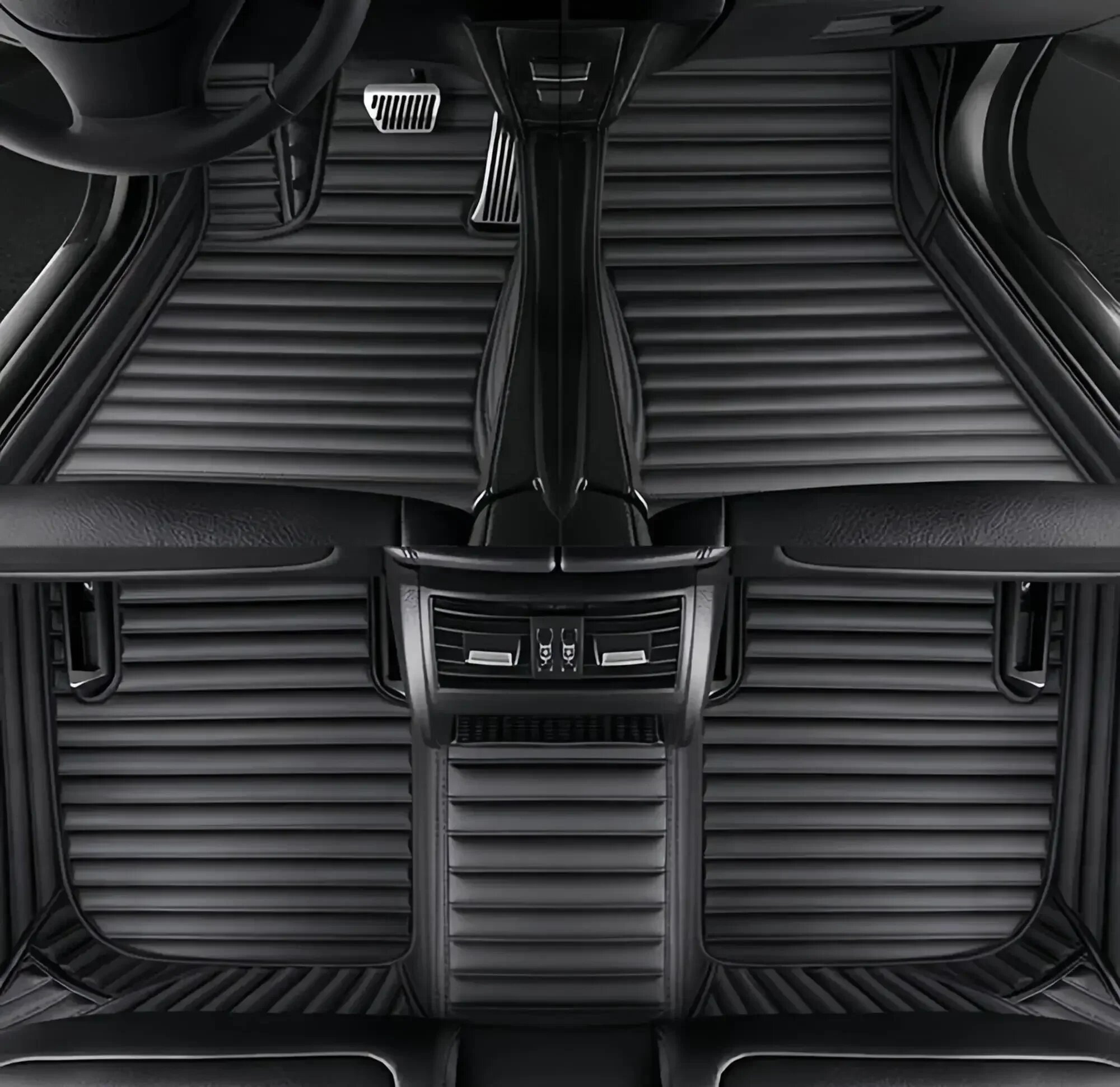 Автомобильные коврики Kia Optima 2016-2020, Style 3 Black
