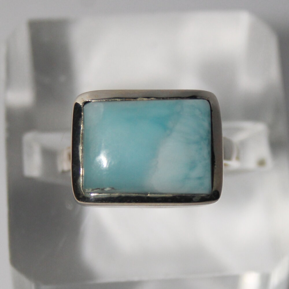 Кольцо-кулон, ларимар