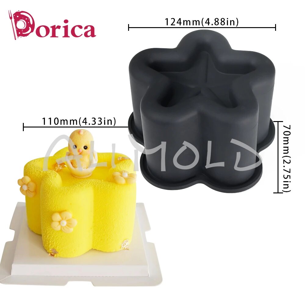 Dorica силиконовая форма для торта Черный, MC-709A