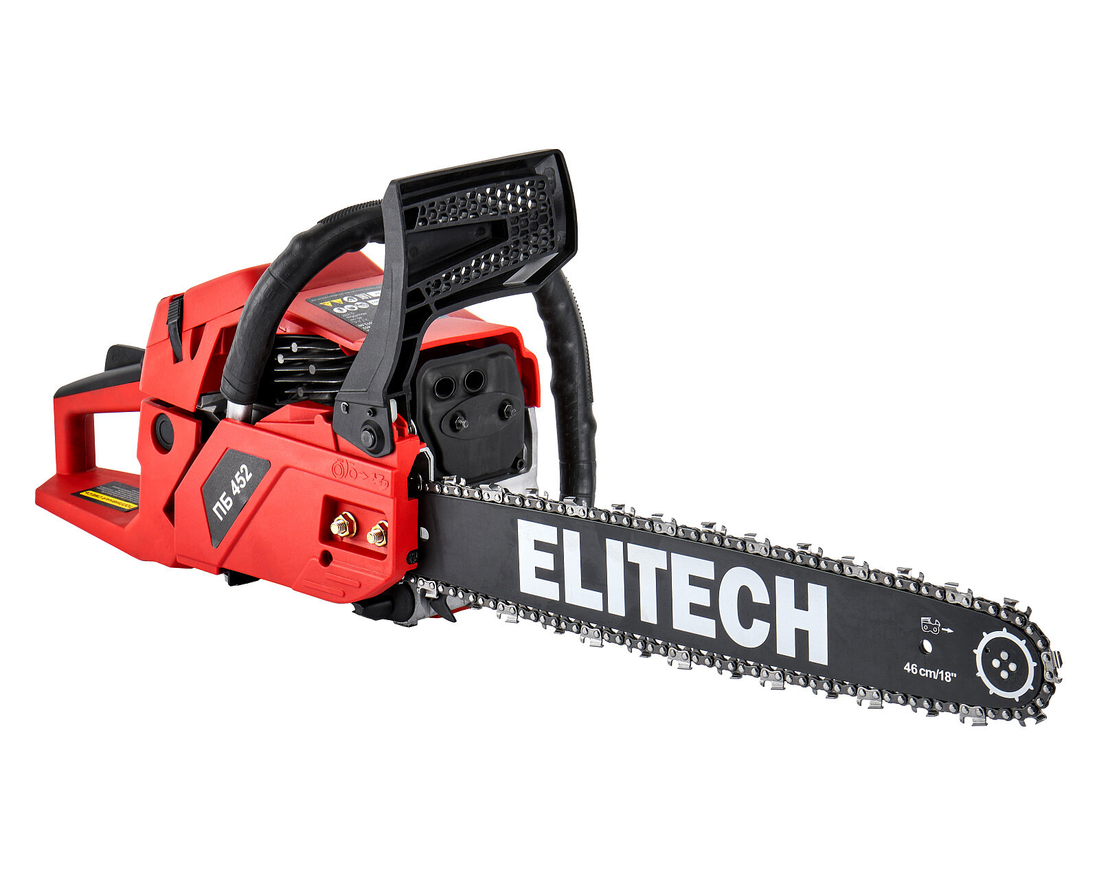 Пила цепная бензиновая Elitech ПБ 452 (E1611.013.00) 2.7 л. с.