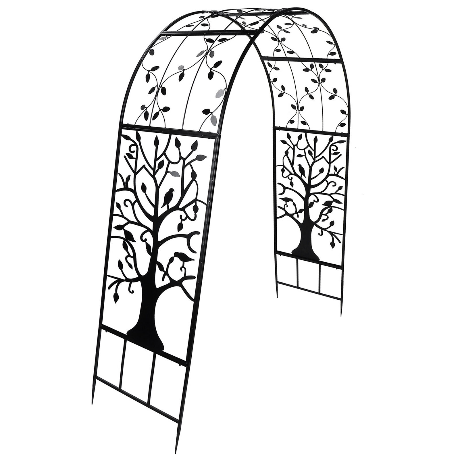Садовые Арки: Стальная Конструкция с Порошковым Покрытием для Устойчивости в Любом Климате Арка для Вьющихся Растений - Универсальный Декор 214x138x58 см Опора для Растений for Сад, Свадьба и Вечеринки