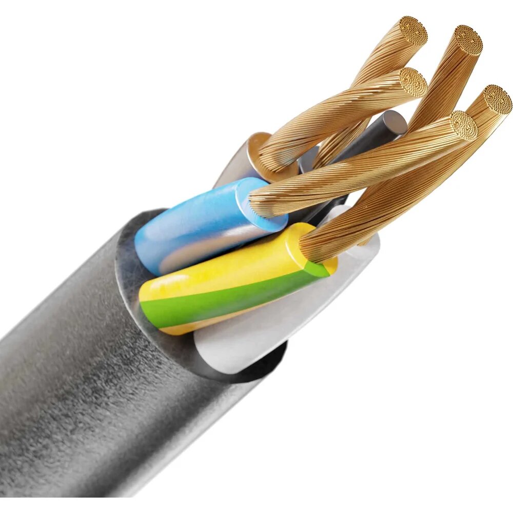 Кабель ELITRON КГтп-ХЛ 5x2,5, ГОСТ, 30 метров E067-30