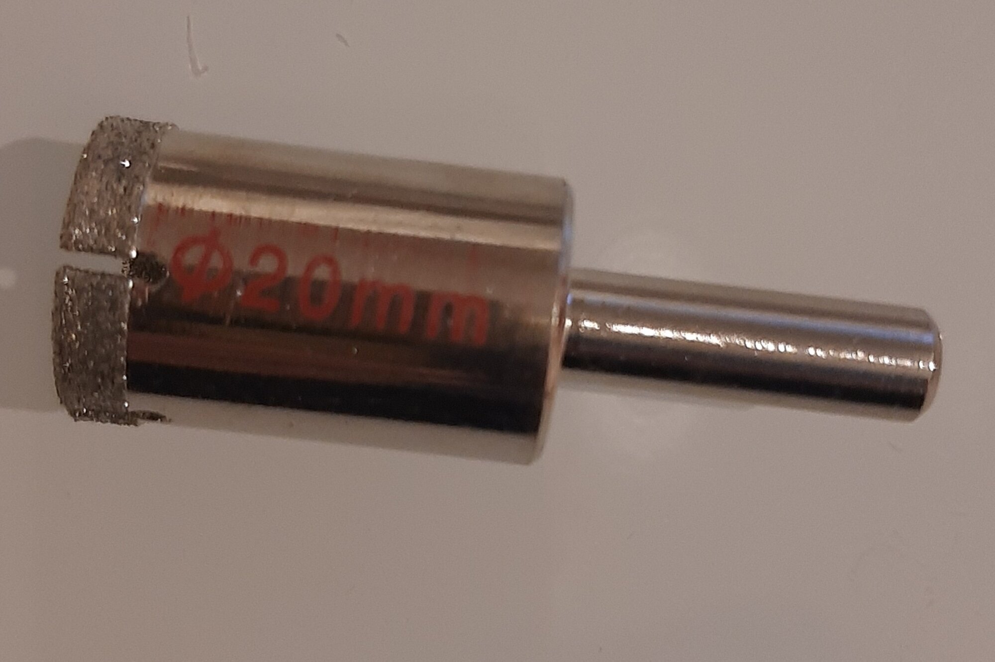 Коронка алмазная по стеклу диам.20мм SKOLE