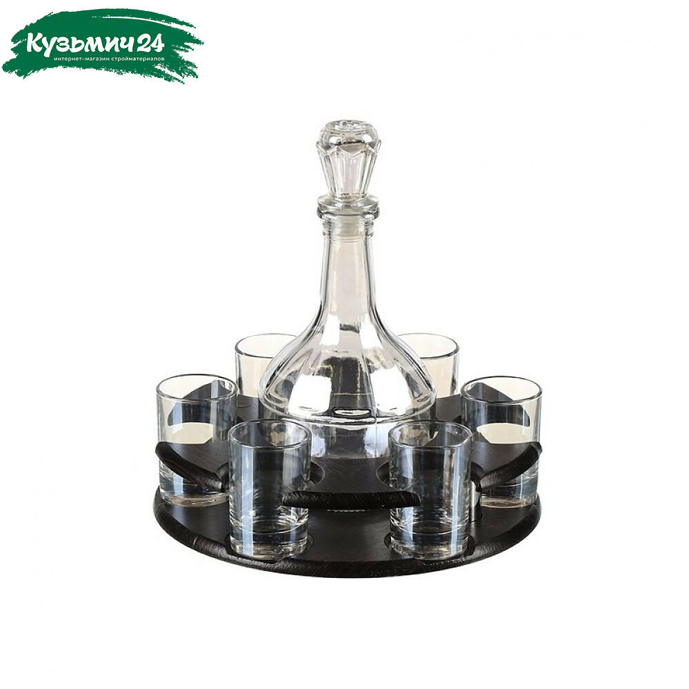 Набор для спиртного GLASSTAR Радуга с баром 7 предметов