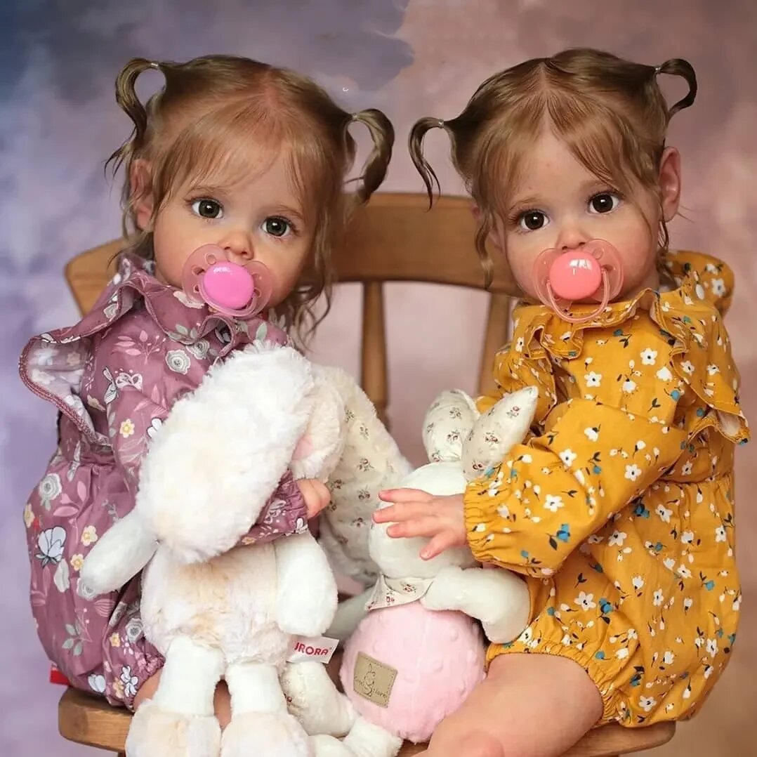 NPK Магги 3D кожаная кукла 60 см 14+ brown eyes, Yellow