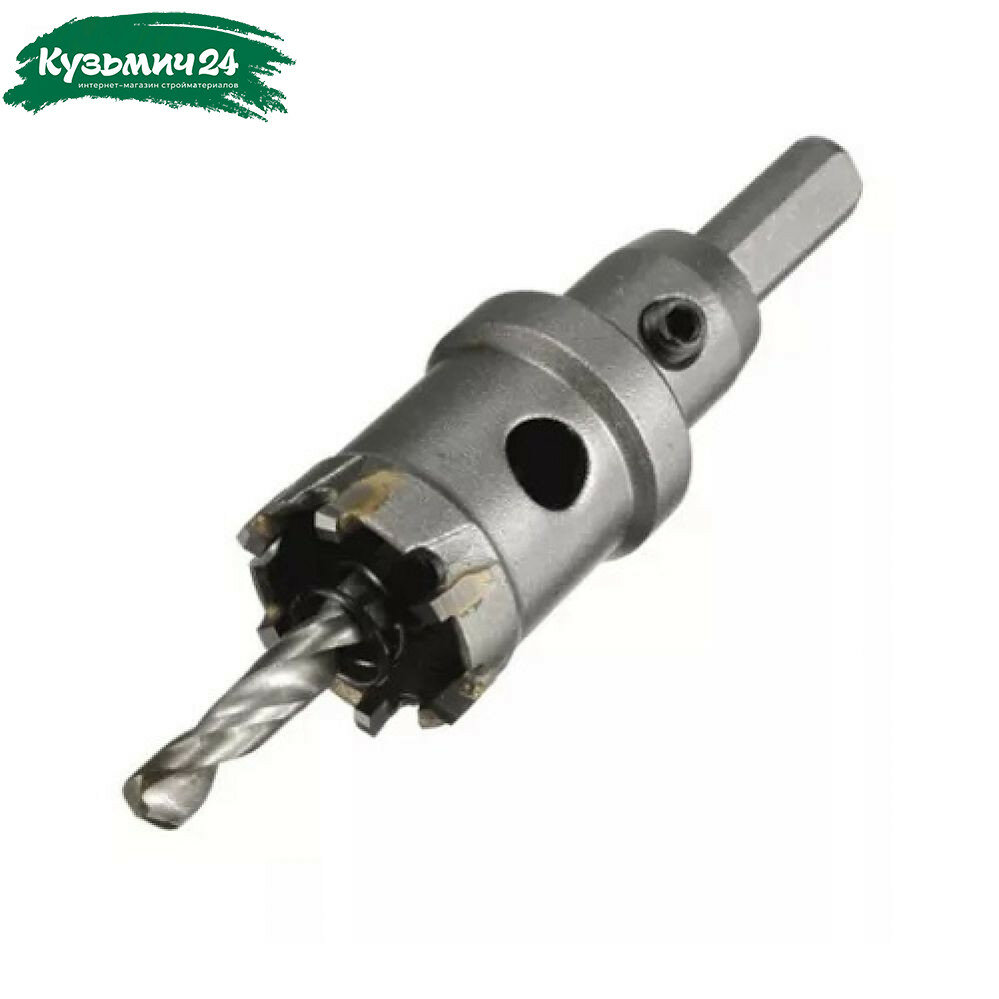 Коронка по металлу с победитом 25 мм Стронг СТК-04500025