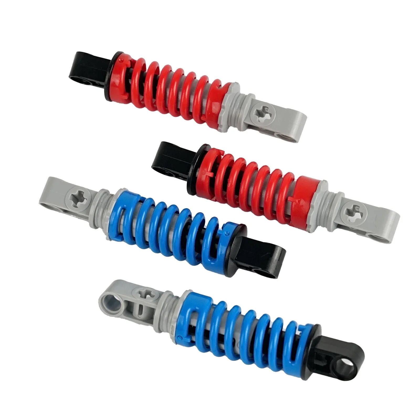 Амортизаторы для LEGO Technic, 4 шт, 2xBlue, 2xRed
