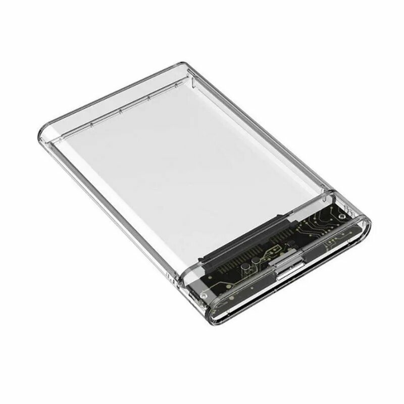 Прозрачный серый чехол для жесткого диска 2,5-дюймовый корпус To USB 3.0 Type-C 3.1 Корпус внешнего