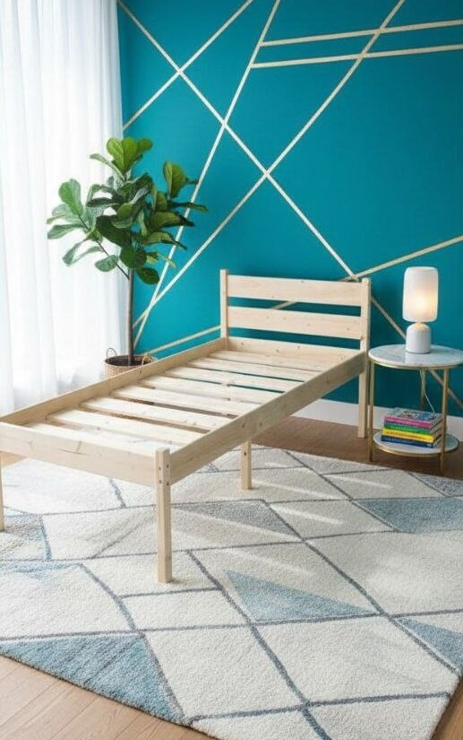 Кровать односпальная из массива 190х80 "Фабрика доступной мебели"