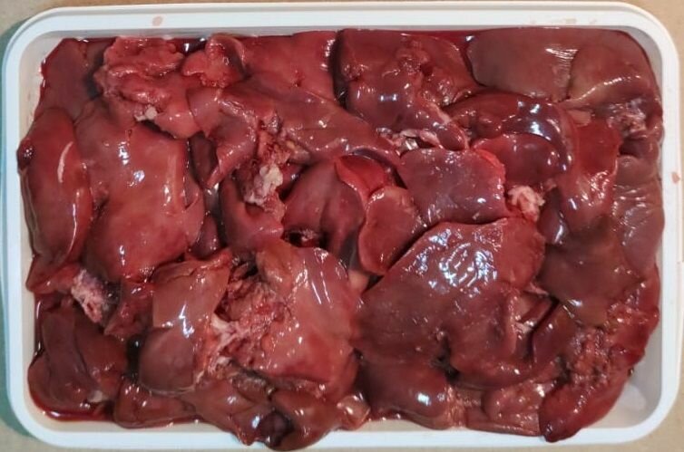 Печень куриная для собак