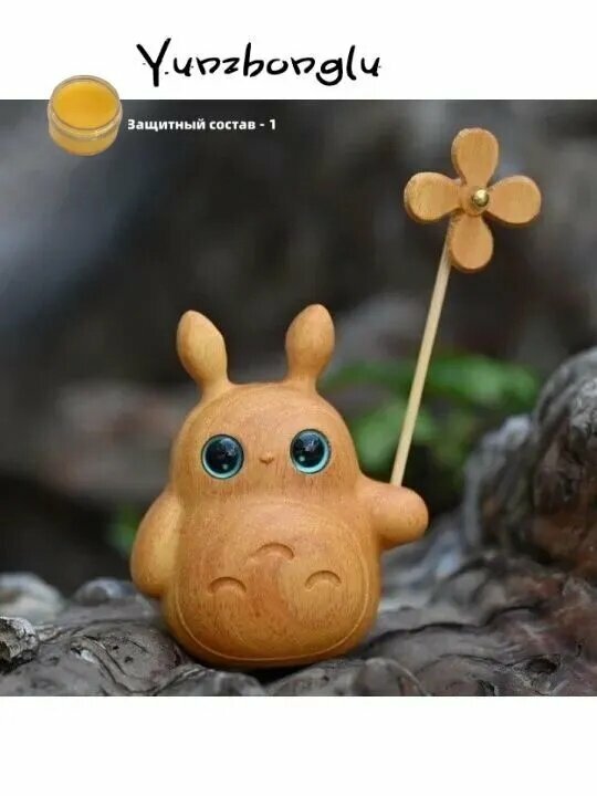 Yunzhonglu Статуя танцовщицы, Натуральная древесина, Самшит, Резьба по дереву, Элитный декоративный предмет