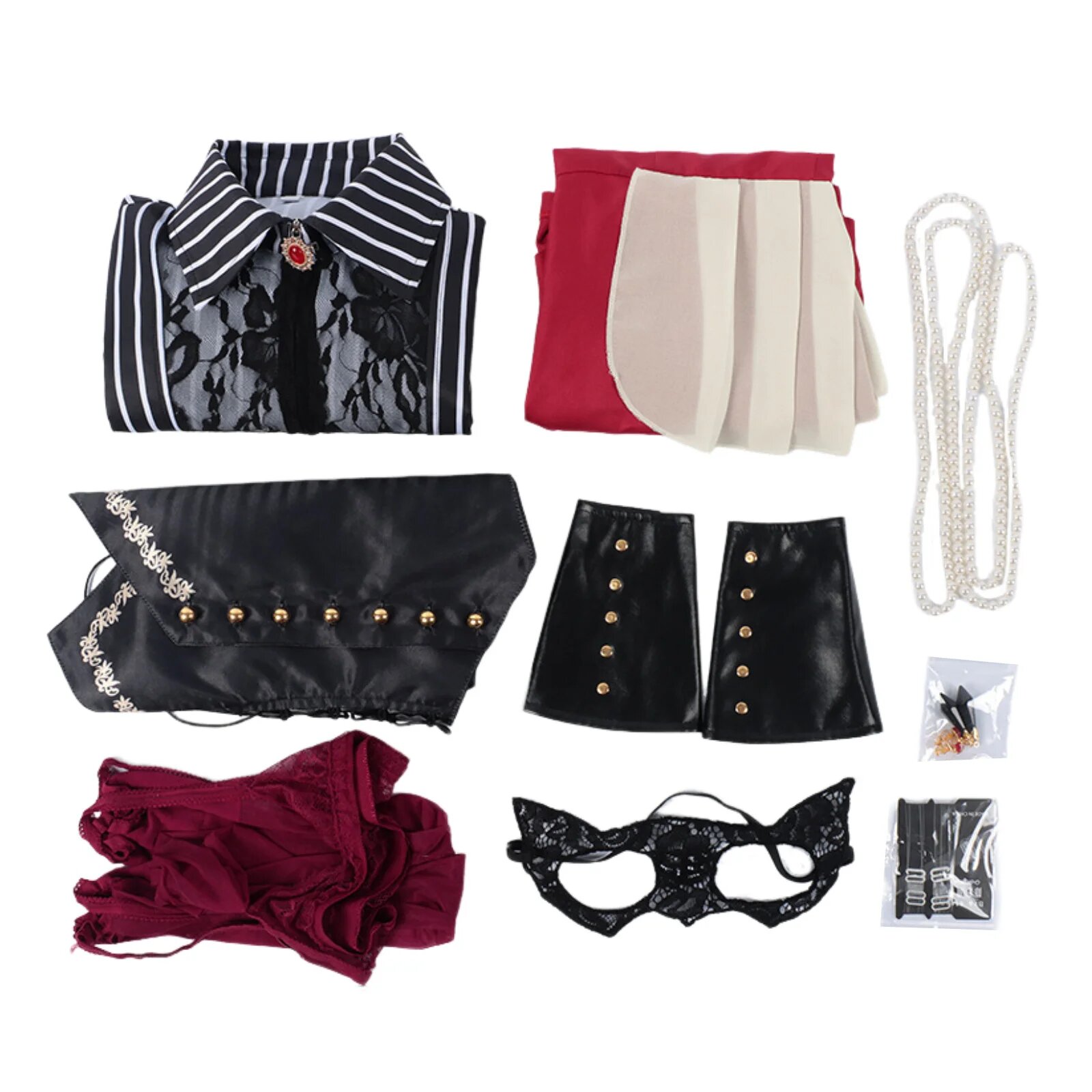 Yuutenji Nyamu Косплей Ave Mujica Костюм Парики Аниме Униформа Одежда Девушки Женщины Хэллоуин Вечерние Необычные Платья Наряд Disfraz XXL, costume only