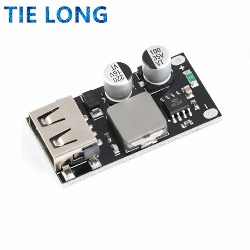 QC3.0 QC2.0 USB DC-DC понижающий преобразователь, понижающий модуль зарядки 6-32 В, 9 В, 12 В, 24 В, печатная плата быстрого зарядного устройства 3 В, 5 В, 12 В