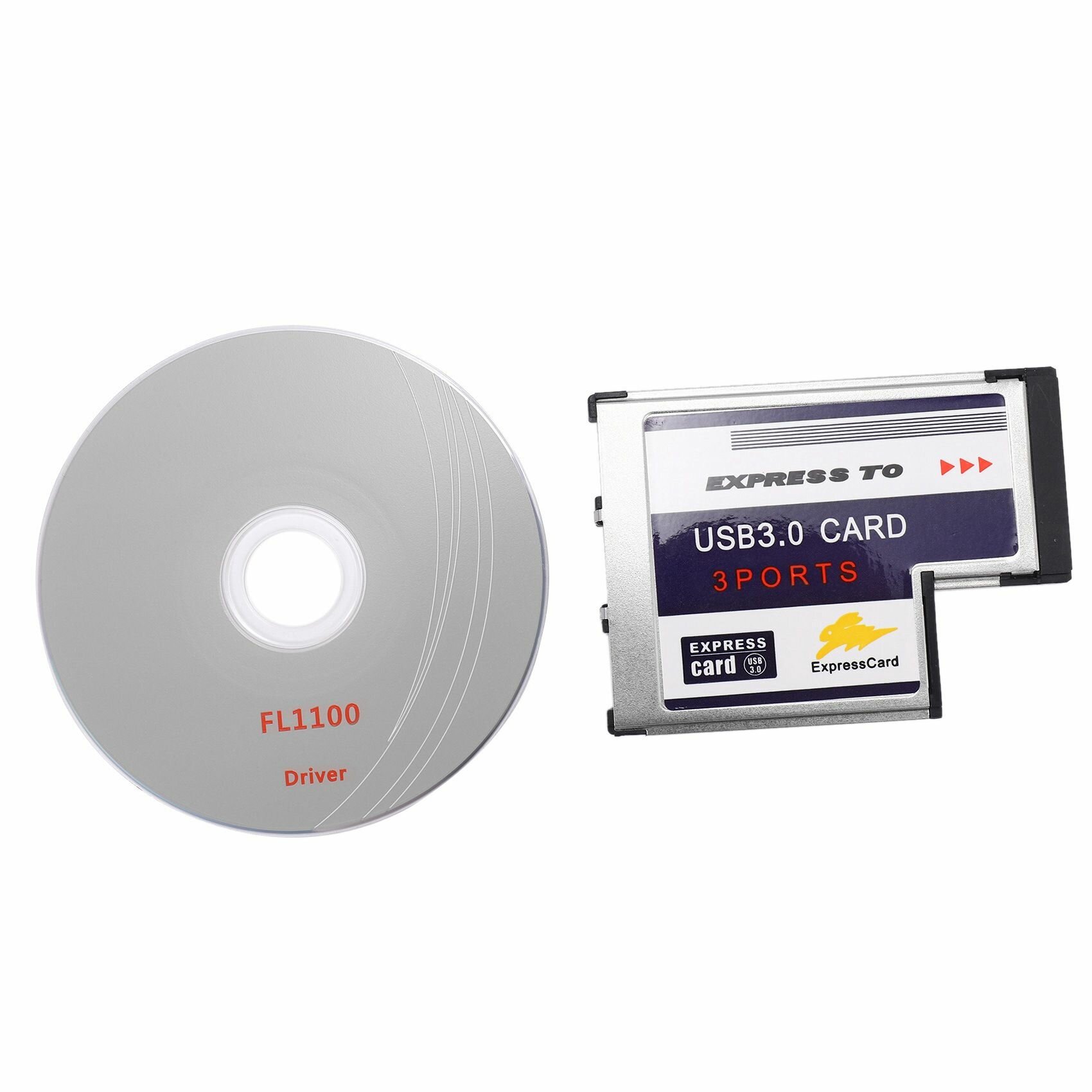 3-портовая карта USB 3.0 Express Card 54 мм PCMCIA для ноутбука новая