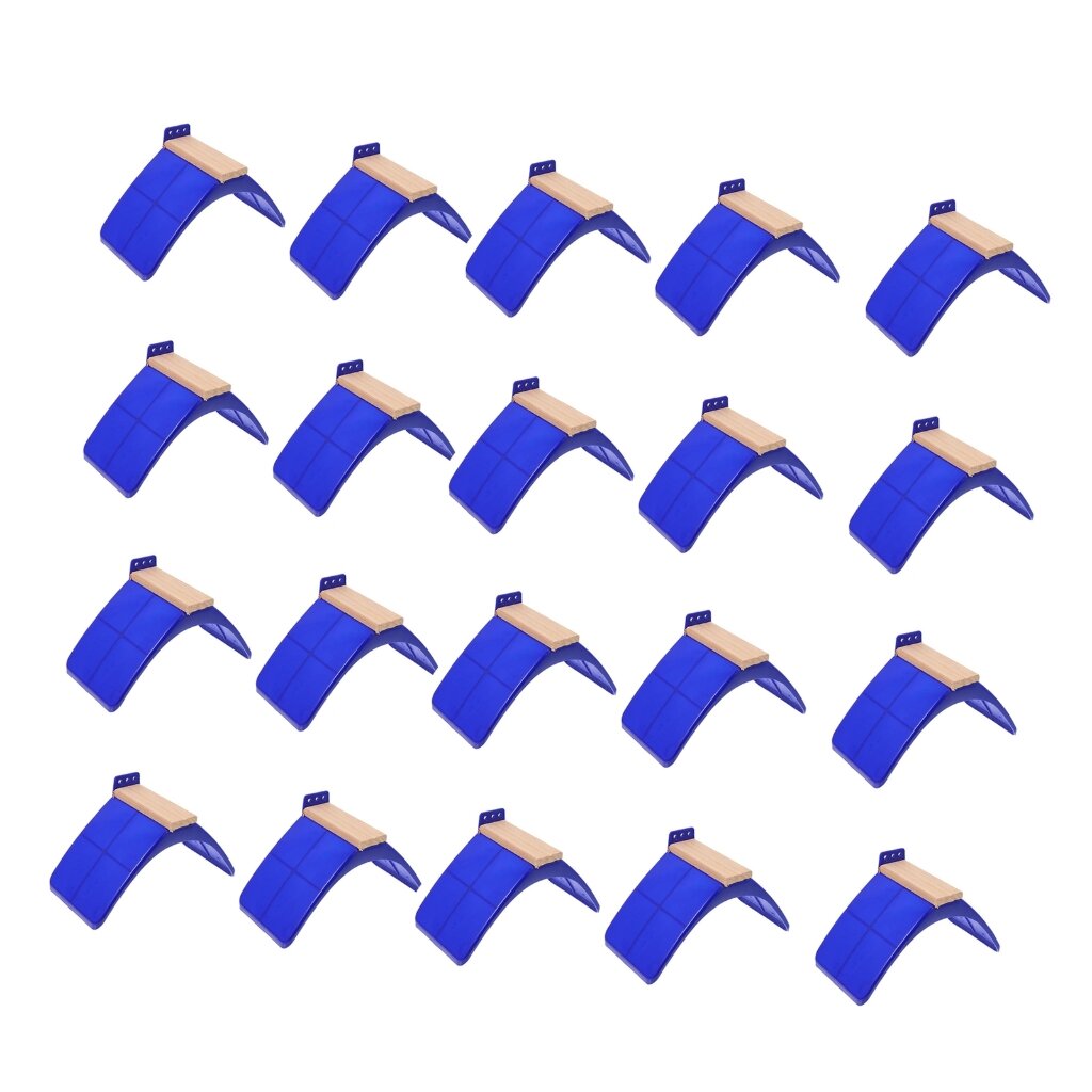 Насесты для голубей с деревянным покрытием 20 шт.