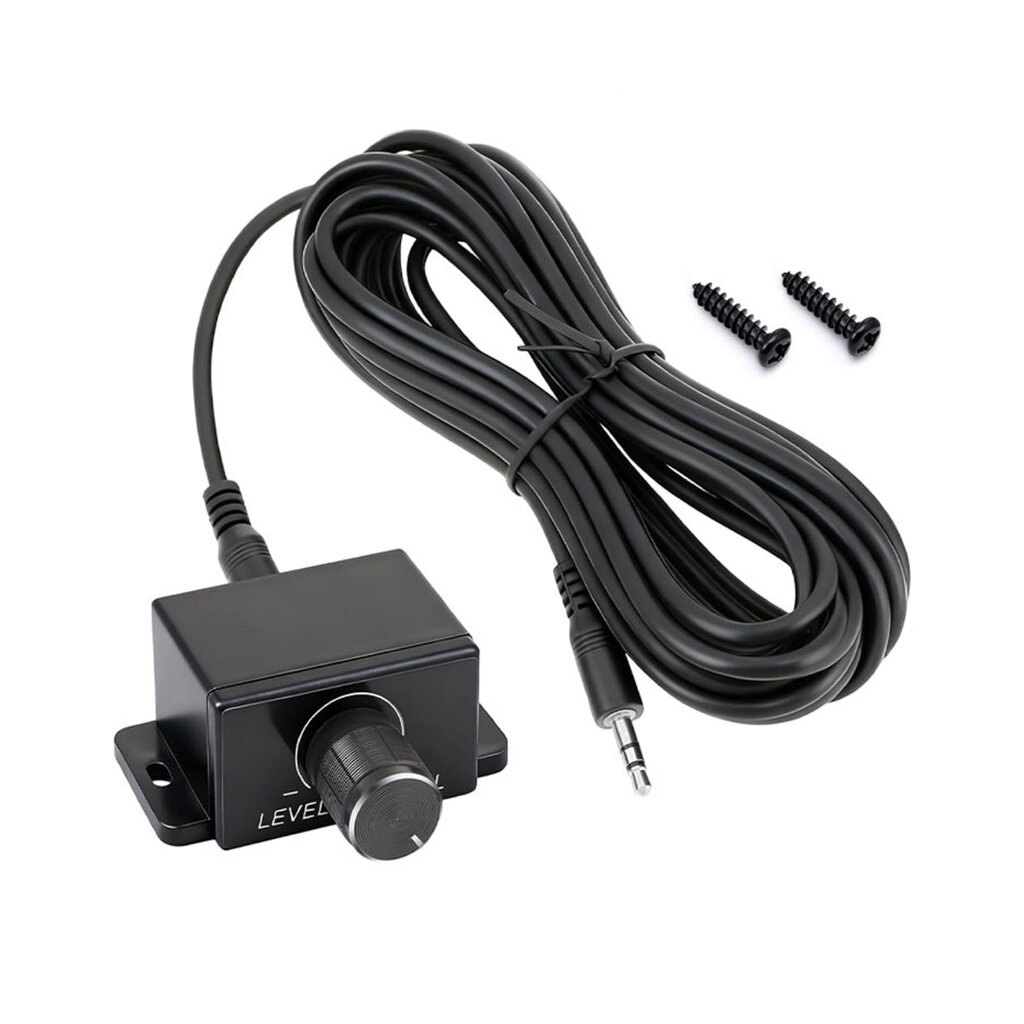 Vehicle Audios Controller Knob Car Amplifier Volumes Regulator AUX Volumes Knob Quick Install Bass Subwoofer Adjuster