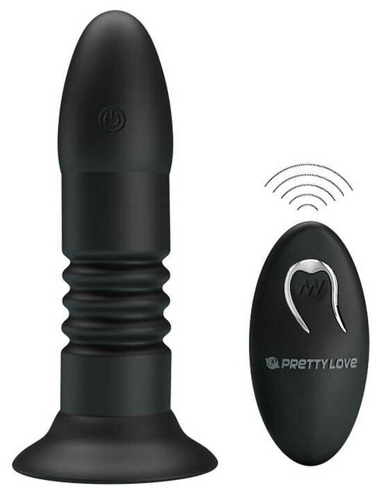 Pretty love Анальный стимулятор Magic Jingers BI-014595W, D: 3.5 см, длина: 13.8 см, черный