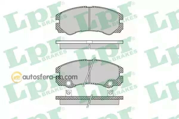 LPR 05P1353 Колодки тормозные OPEL FRONTERA B 2.2/2.2D/3.2 98- передние