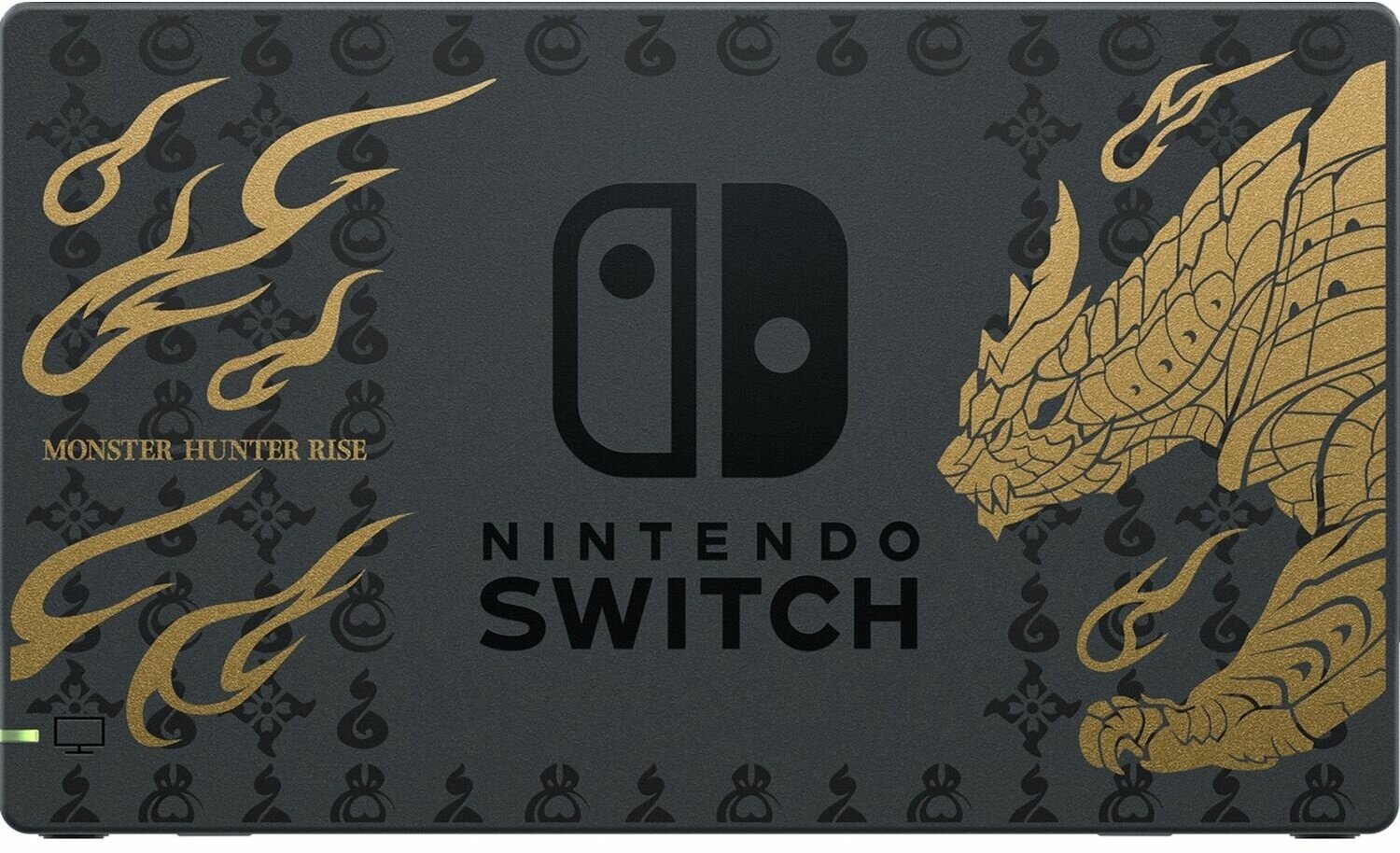 Док станция для Nintendo Switch и Nintendo Switch OLED Monster Hunter Rise Черная база к телевизору HAC-007