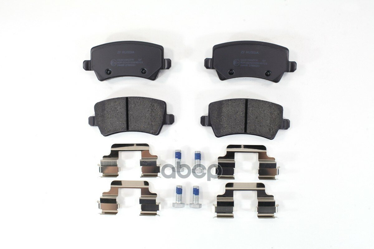 К-т дисков. тормоз. колодок ZF Russia арт. GDB1685ZFR