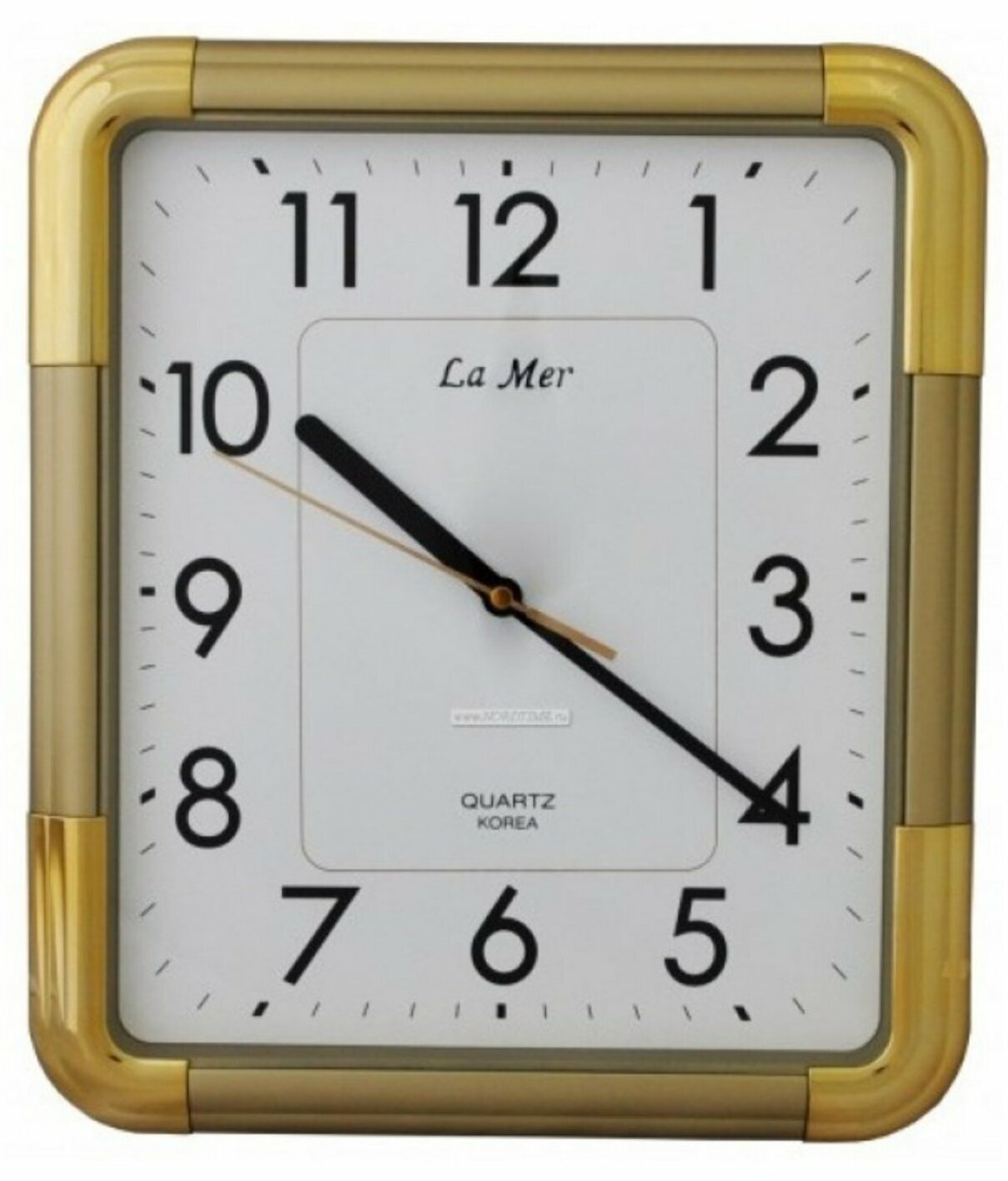 Часы настенные кварцевые La mer GD192001 золотистый