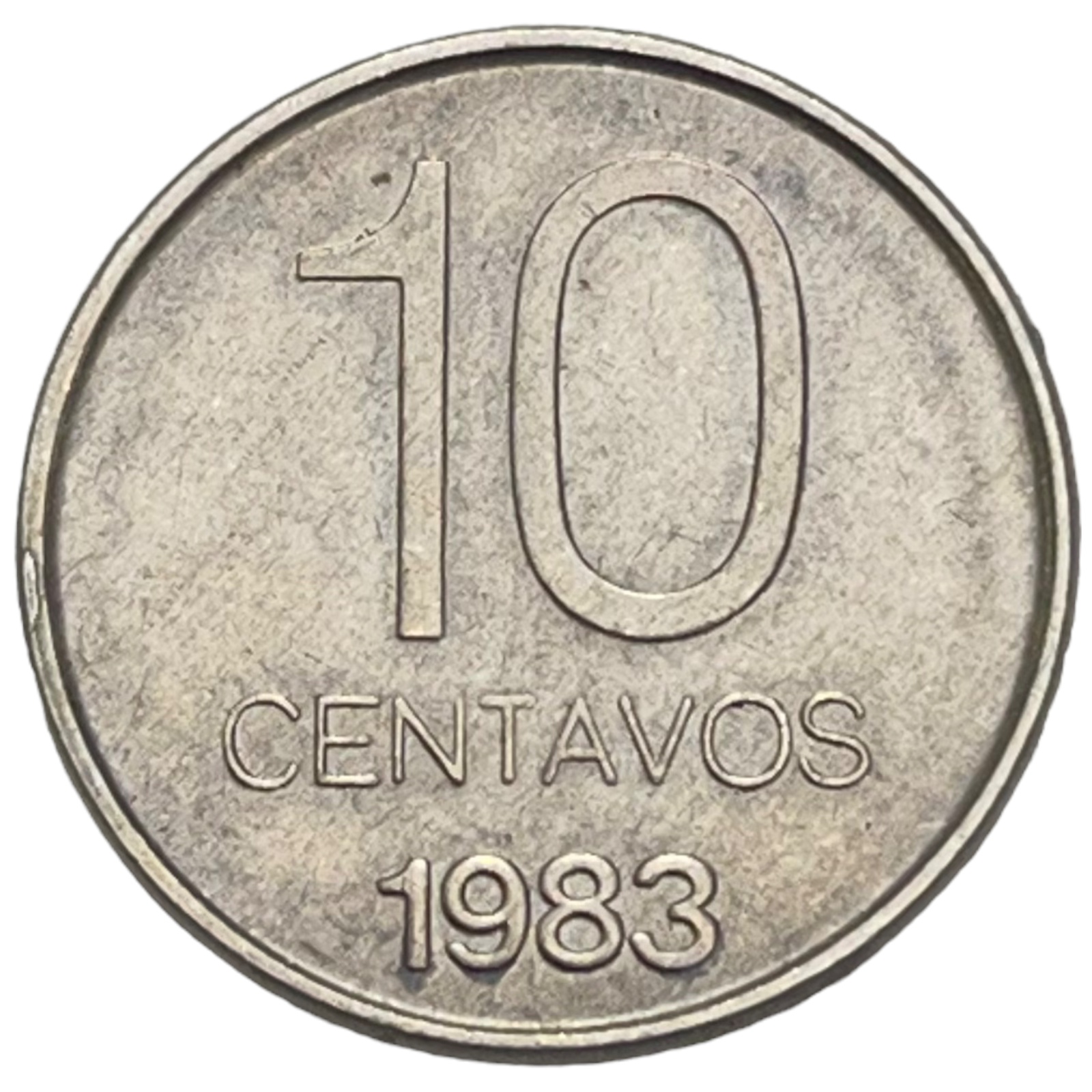 Аргентина 10 сентаво 1983 г.