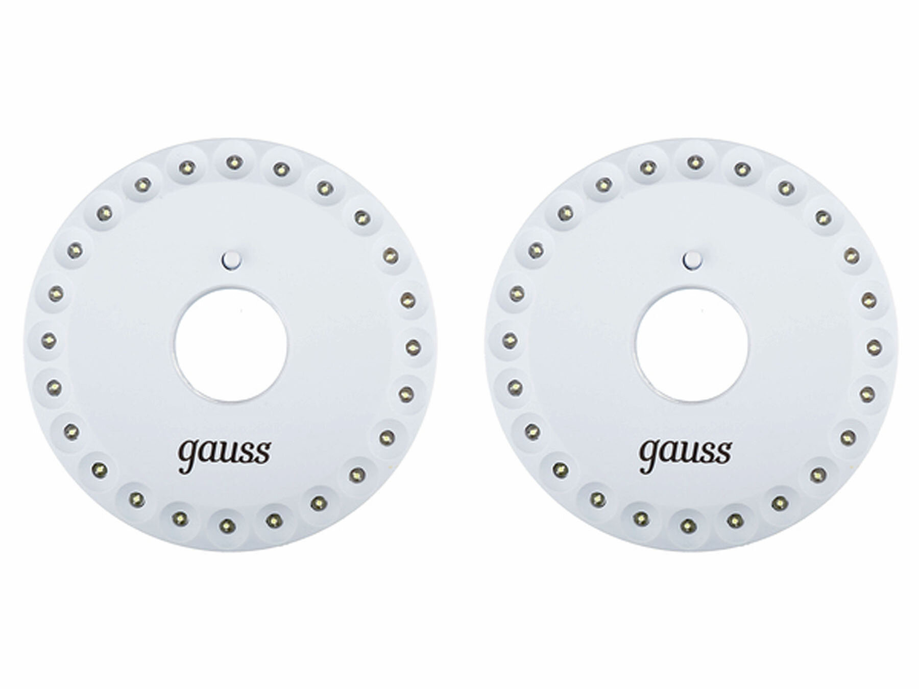 Фонарь кемпинговый Gauss (GF003) светодиодный 24 LED 5 Вт на батарейках AA пластик с магнитом и карабином (2 шт.)