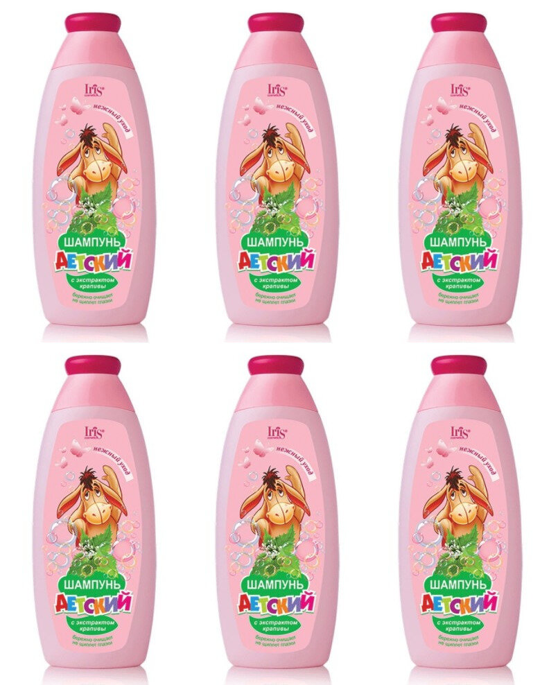 Iris Шампунь детский крапива Фруктовый бриз 250 мл,6 шт