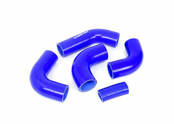 Патрубки радиатора для а/м Газель 3302 дв.405 Евро-3 (к-т 5шт) силикон (синий)