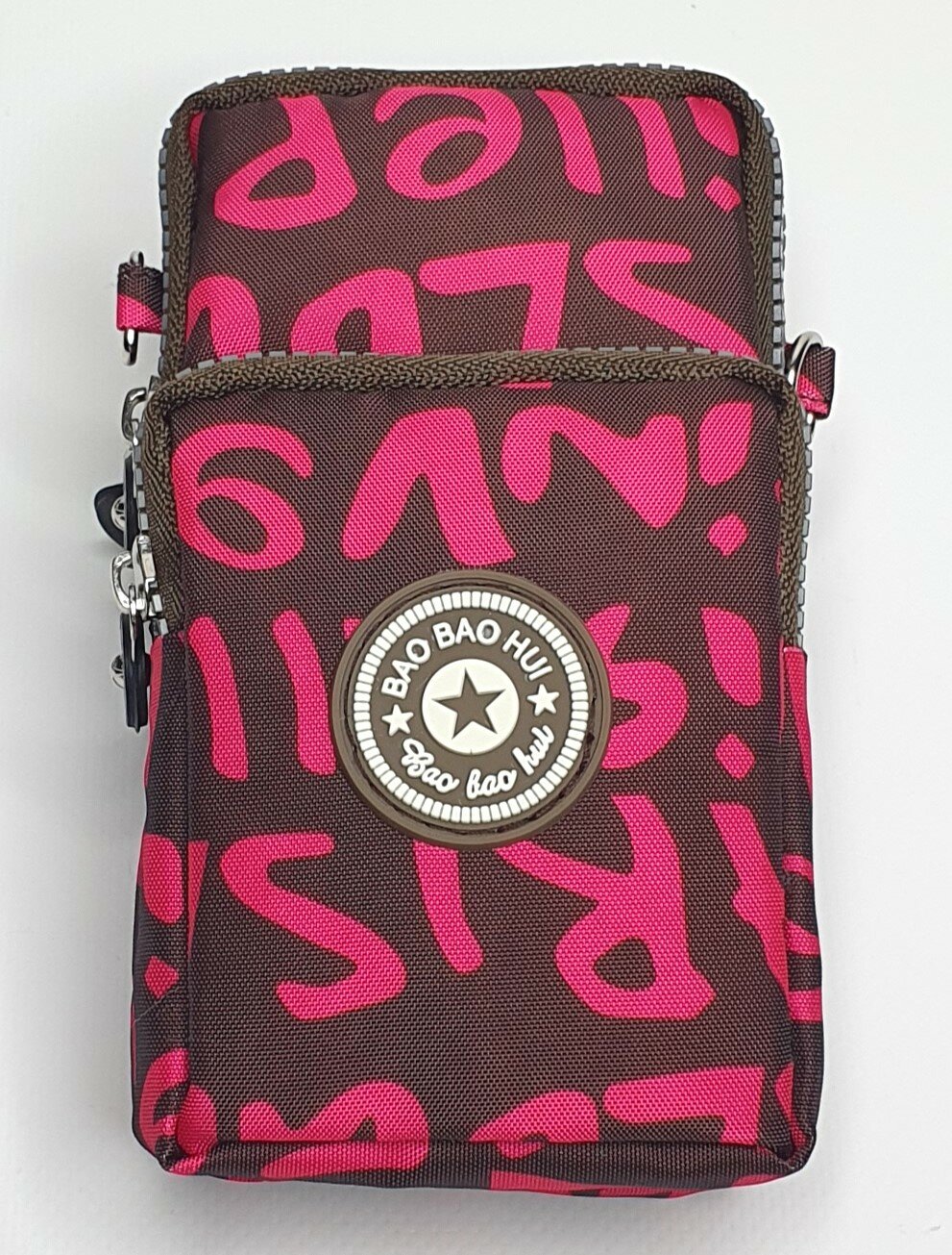 Сумка для мобильного телефона и мелочей, с надписями