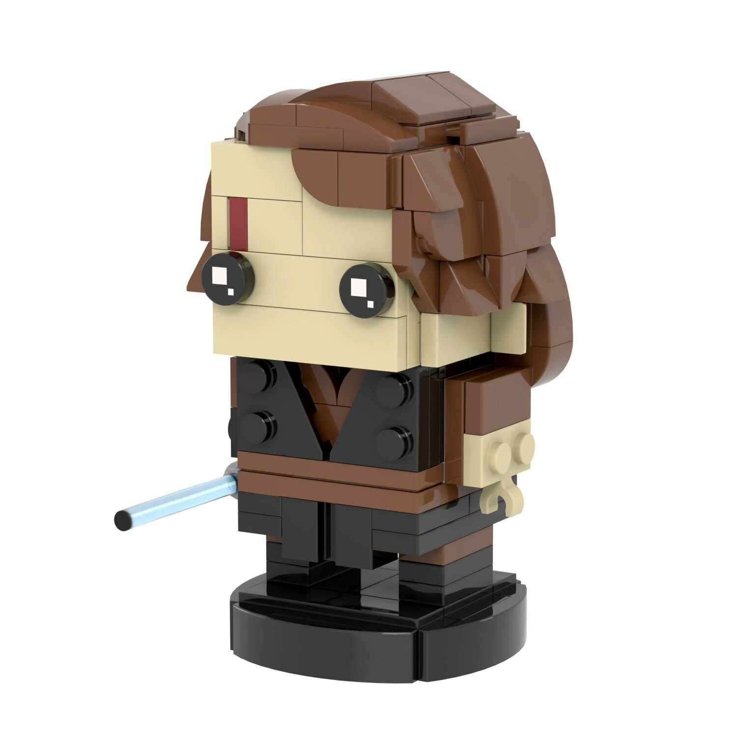 Конструктор Звездные Войны Энакин Скайуокер 175 деталей / Пупс Brickheadz Дарт Вейдер / Совместим с конструктором лего