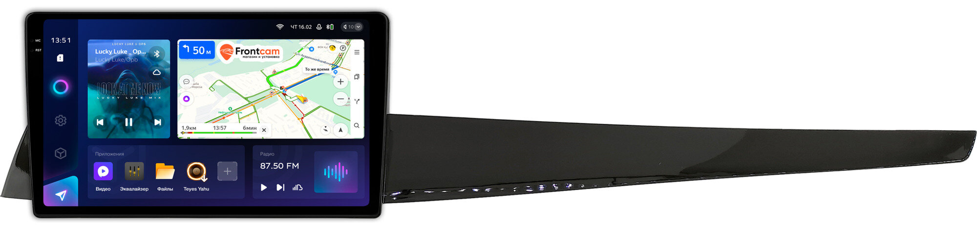 Штатная магнитола Teyes CC3 2K 4/64 10.36" RM-10-1492 Renault Latitude, Laguna 3 2007-2015 Android 10 (4G-SIM, DSP, QLed)