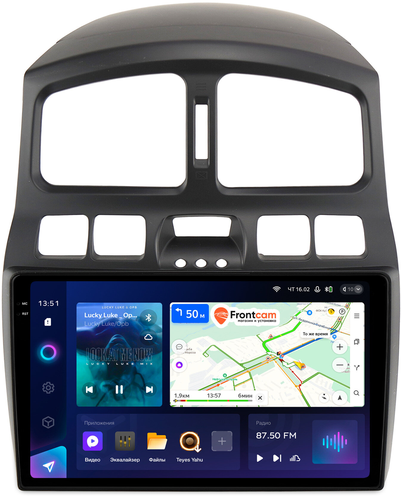 Штатная магнитола JAC S1 (Rein) 2007-2013 Teyes CC3 2K 4/32 9.5" RM-9-223 Android 10 (4G-SIM, DSP, QLed)