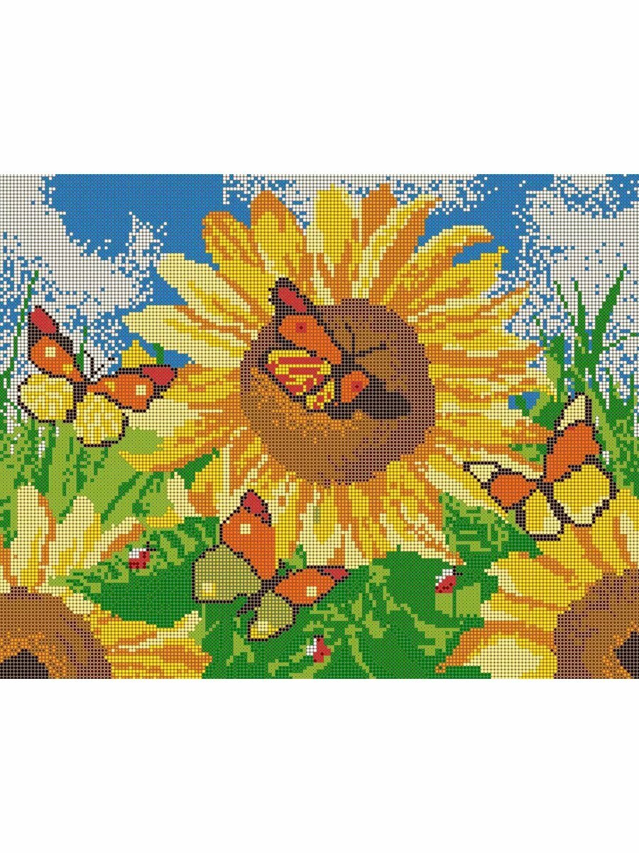 Набор для вышивания бисером 30*38 см