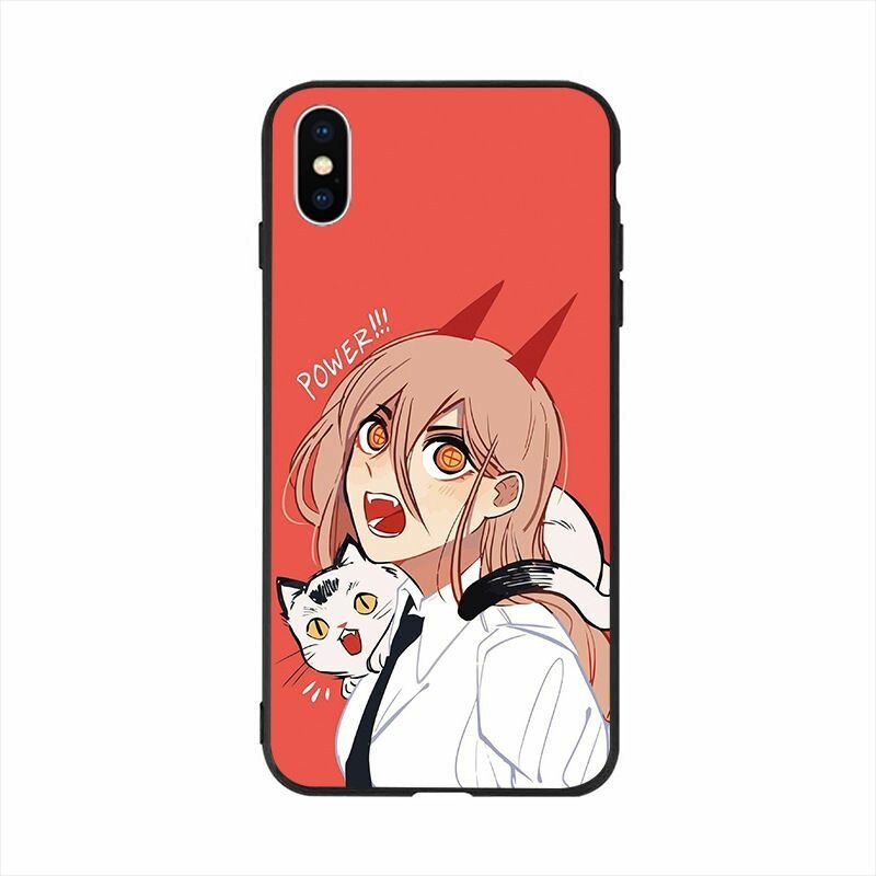 Силиконовый чехол для Apple iPhone 11 с рисунком Человек Бензопила Аниме